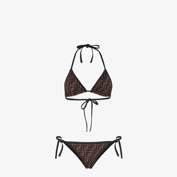 Fendi Two-piece Bikini - Brown