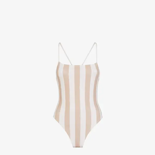 Fendi One-piece Swimsuit - Beige
