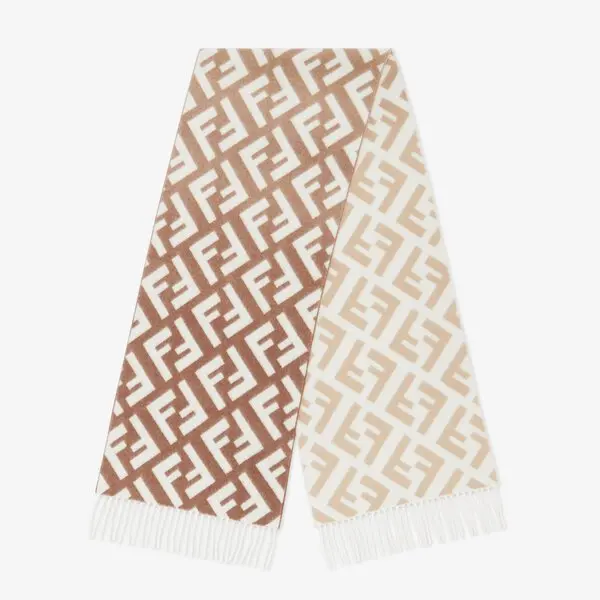 Fendi Ff Scarf - Beige