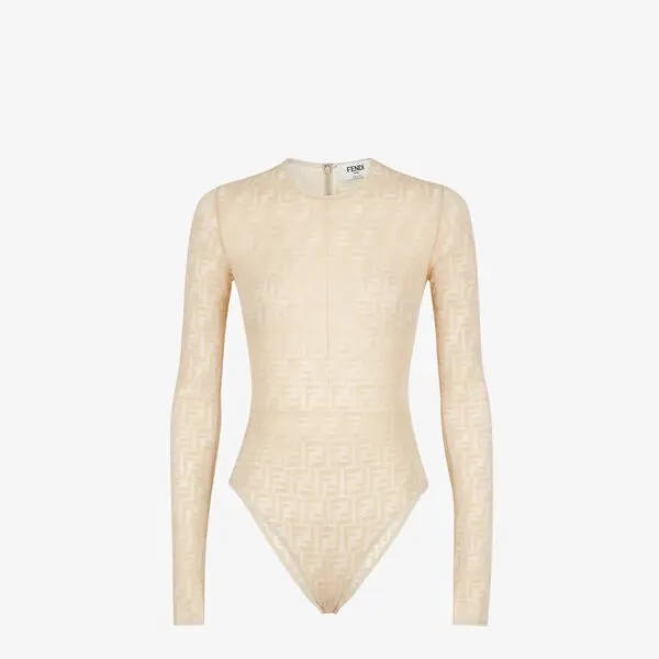 Fendi Lace Bodysuit - Beige