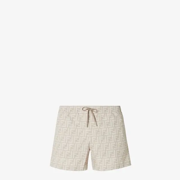 Fendi Swim Shorts - Beige