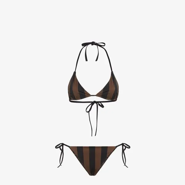 Fendi Two-piece Swimsuit - Brown