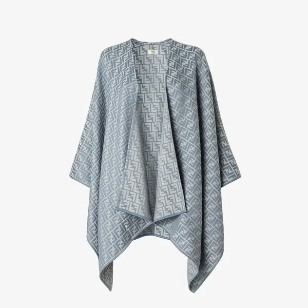 Fendi Poncho - Blue