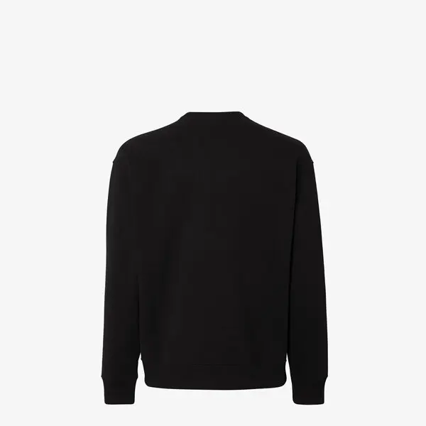 Fendi Long-sleeved Crew-neck Sweatshirt - Black