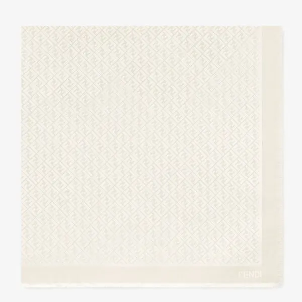 Fendi Ff Shawl - White