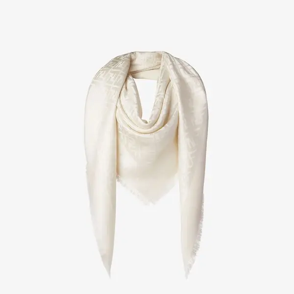 Fendi Ff Shawl - White