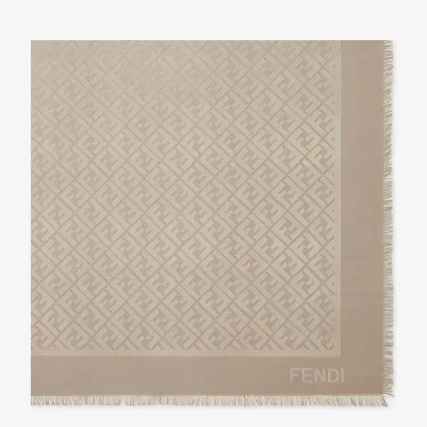 Fendi Ff Shawl - Grey