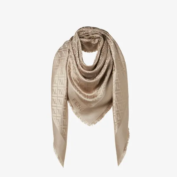 Fendi Ff Shawl - Grey