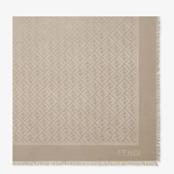 Fendi Ff Shawl - Grey
