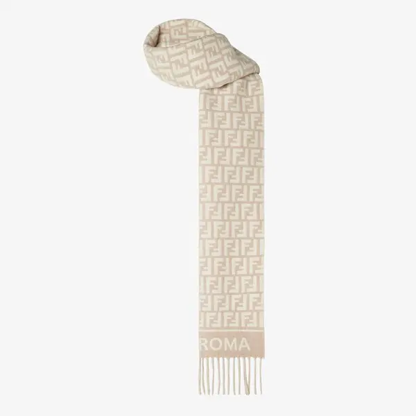 Fendi Ff Scarf - Beige