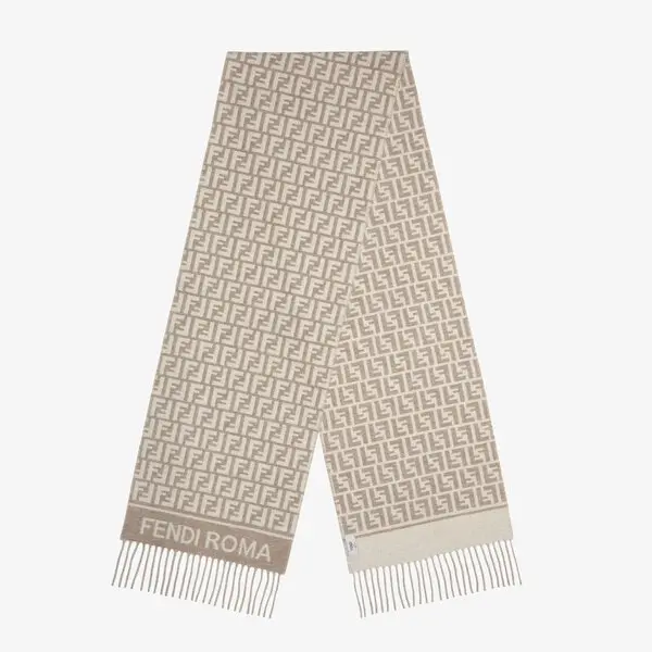 Fendi Ff Scarf - Grey