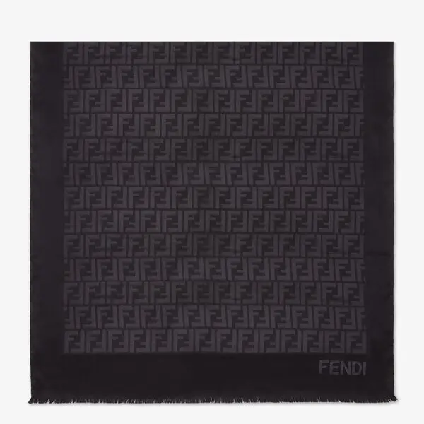 Fendi Ff Stole - Black