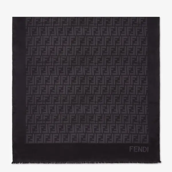 Fendi Ff Stole - Black