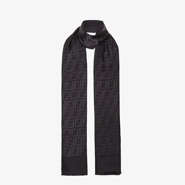 Fendi Ff Stole - Black