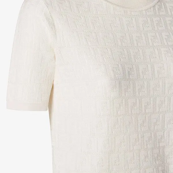 Fendi Short-sleeved Jumper - White