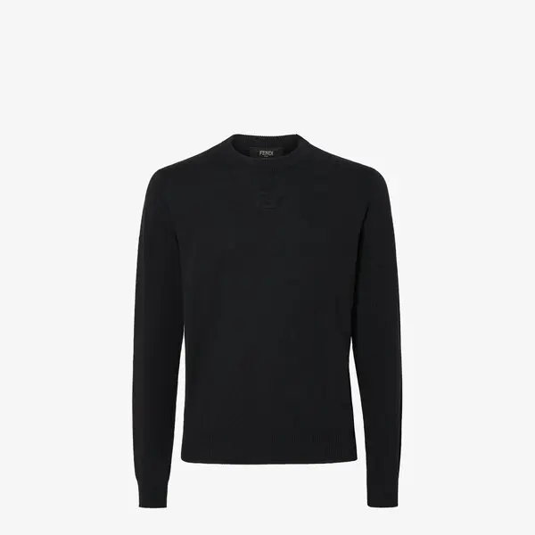 Fendi Regular-fit Crew-neck Pullover - Black