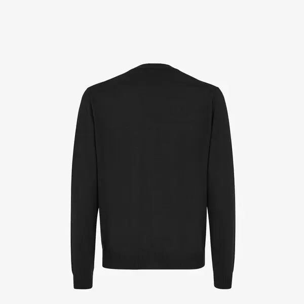 Fendi Regular-fit Crew-neck Pullover - Black