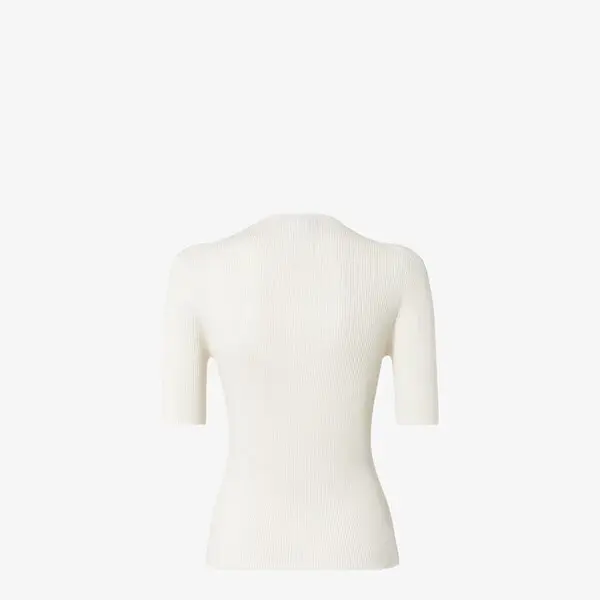 Fendi Fitted Silk And Cotton Jumper