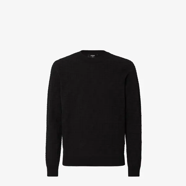 Fendi Regular-fit Pullover With Ff Selleria Stitching