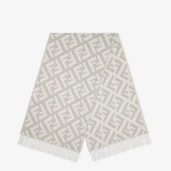 Fendi Ff Scarf - Grey
