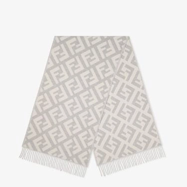 Fendi Ff Scarf - Grey