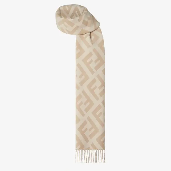 Fendi Ff Scarf - Beige