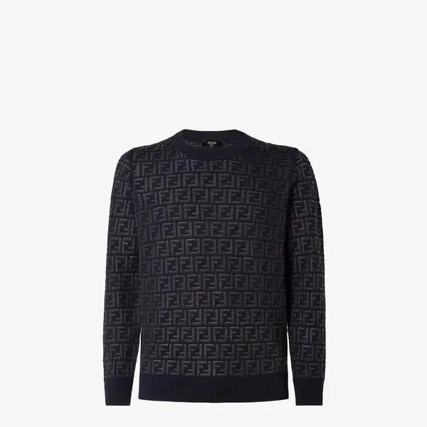 Fendi Regular-fit Pullover - Blue