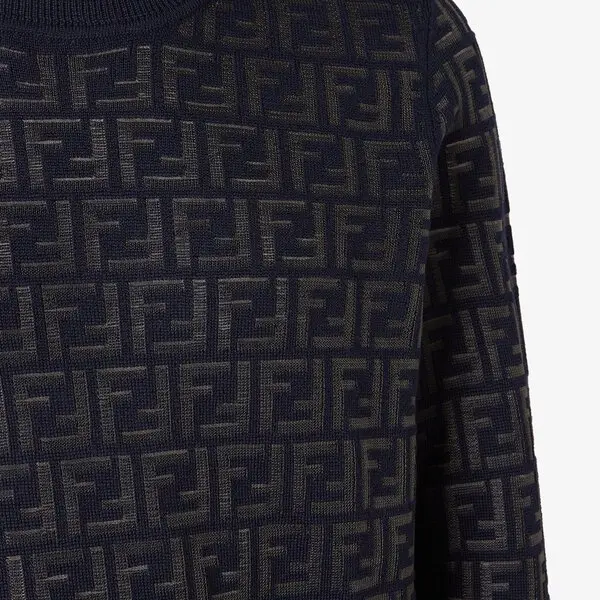 Fendi Regular-fit Pullover - Blue