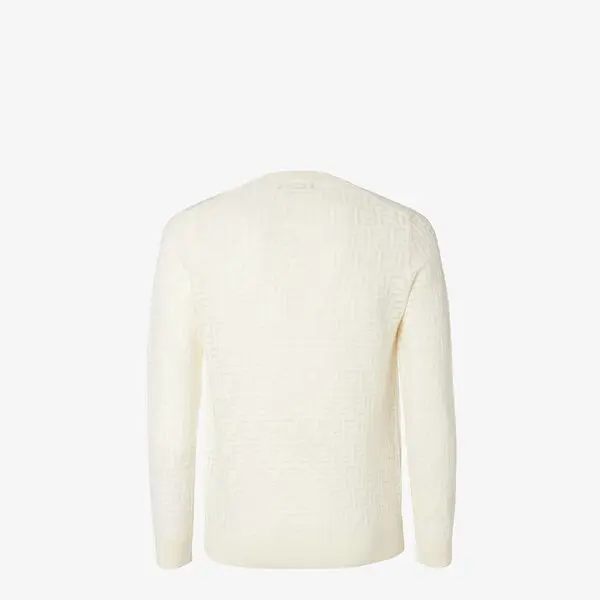 Fendi Regular Fit Pullover - White
