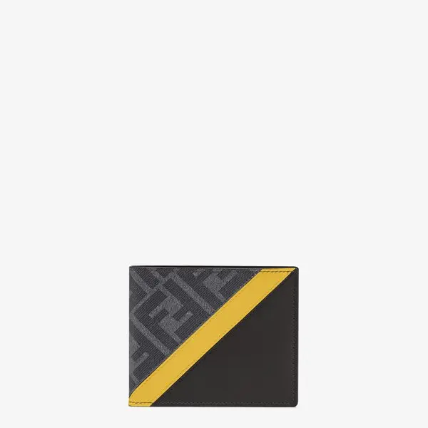 Fendi Diagonal Wallet - Grey
