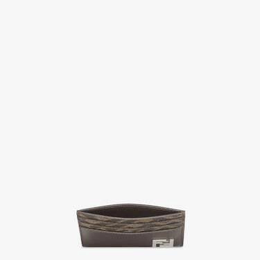Fendi Ff Squared Card Holder - Brown