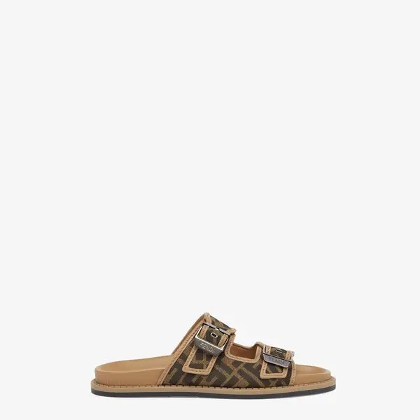 Fendi Feel Sandals - Brown