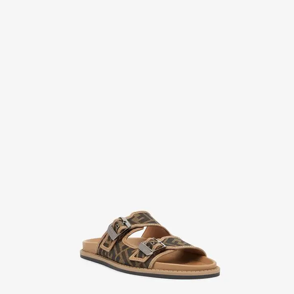 Fendi Feel Sandals - Brown