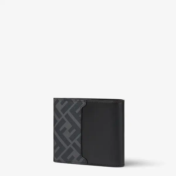 Fendi Ff Squared Bifold Wallet - Black