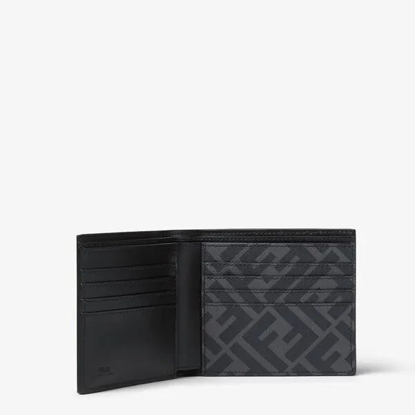 Fendi Ff Squared Bifold Wallet - Black