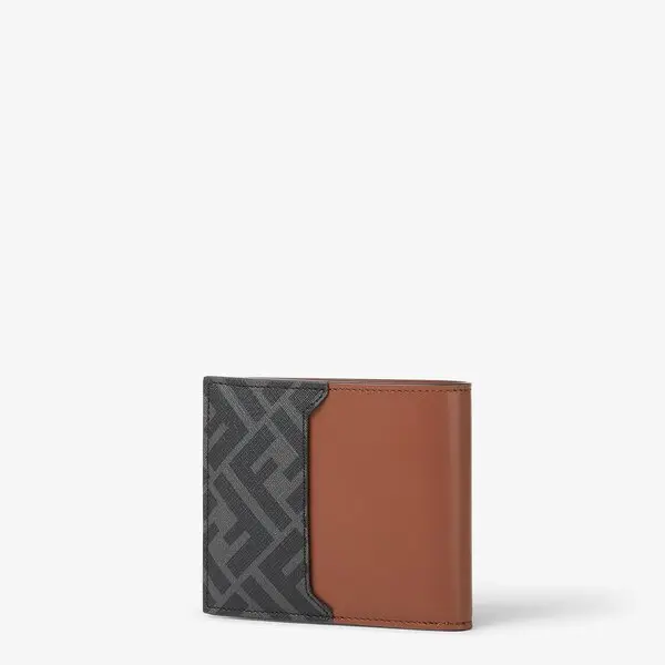 Fendi Ff Squared Bifold Wallet - Brown