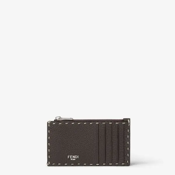 Fendi Selleria Card Holder - Brown