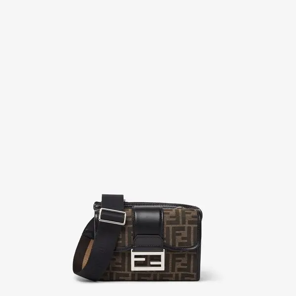 Fendi Baguette Double Bag - Brown