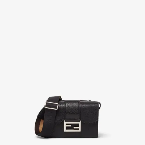 Fendi Baguette Double Bag - Black