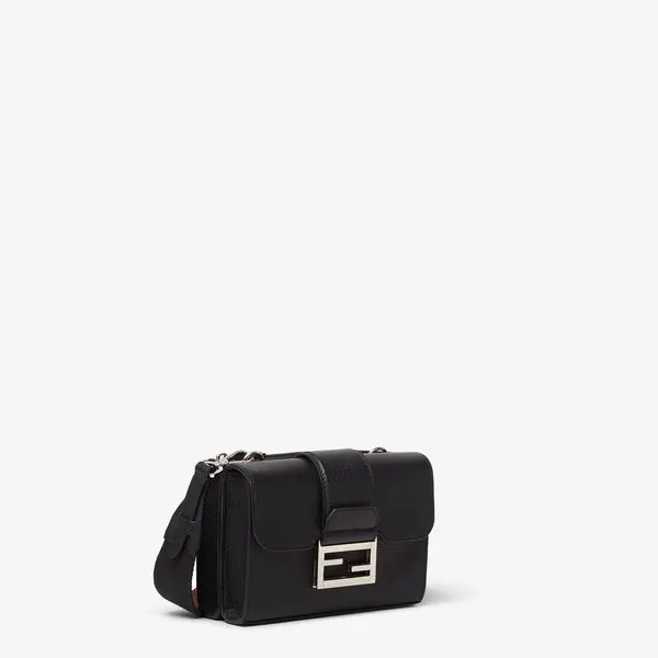 Fendi Baguette Double Bag - Black