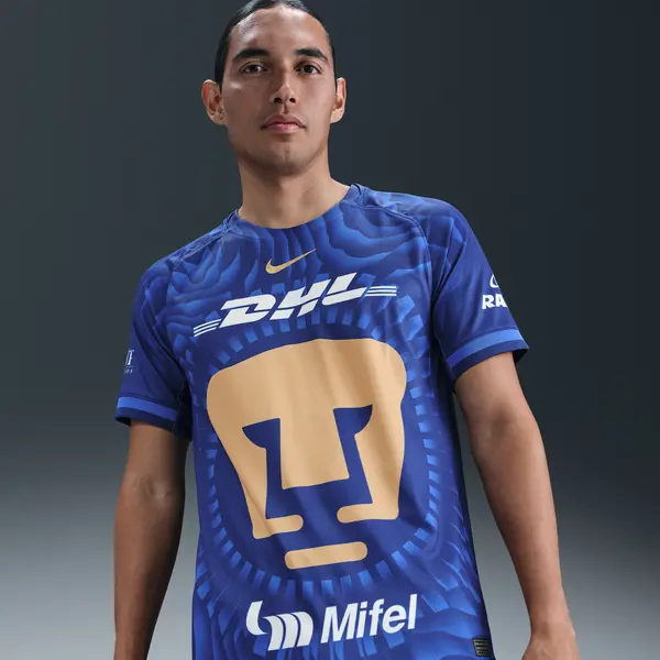 Nike Pumas Unam 2025/26 Stadium Away Dri-fit Soccer Replica Jersey - Blue