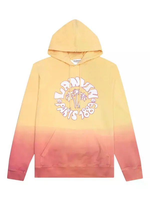 LANVIN Ombre Palm Tree Hoodie