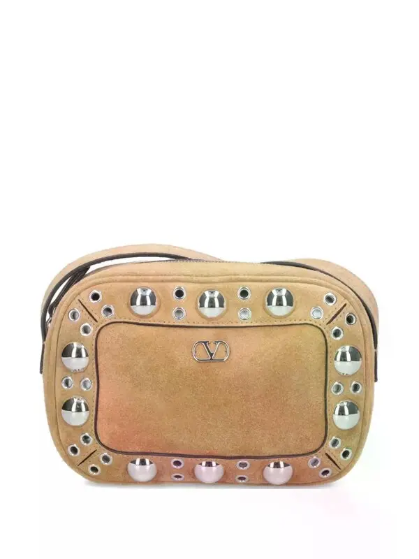 Valentino Garavani Nellcôte Studded Crossbody Bag - Neutrals