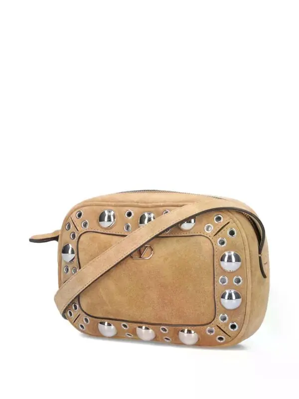 Valentino Garavani Nellcôte Studded Crossbody Bag - Neutrals