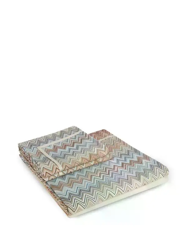 Missoni John Zig-zag-pattern Bedding - Neutrals