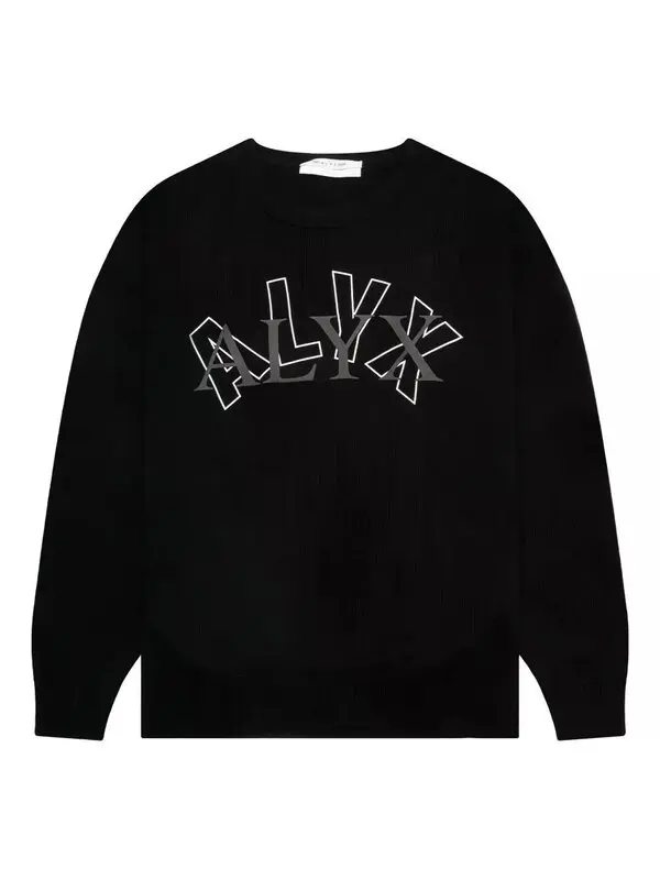 1017 Alyx 9sm Arch-logo Crew-neck Sweater