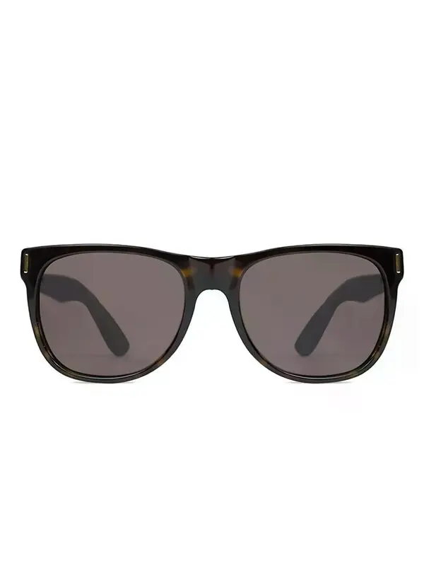 RETROSUPERFUTURE Snakeskin Detail Square Sunglasses - Brown