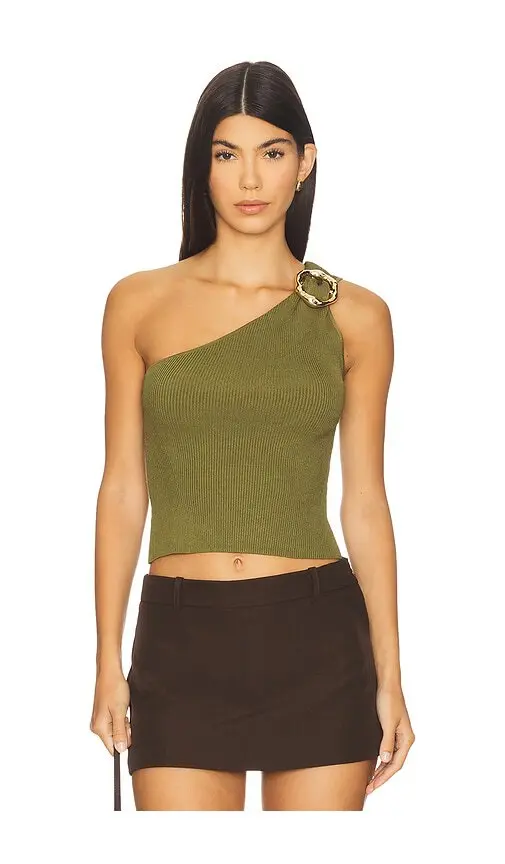 Simkhai Fenix One Shoulder Top