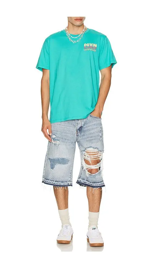 DUVIN DESIGN Beach Volley Tee In . Also