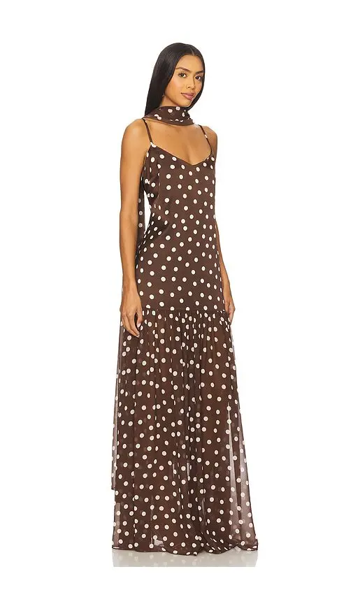 Show Me Your Mumu Dalia Maxi Dress - Brown
